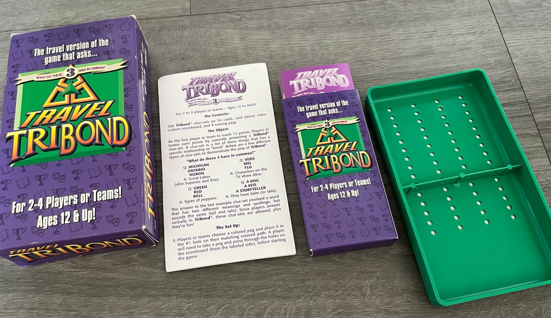 Vintage/ 1994/ Travel/ Tribond/ Common Bonds/ Game/ New Condition ...