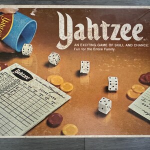 Vintage/ 1978/ Yahtzee/ Dice/ Game/ E S Lowe/ Complete/ Very Good ...