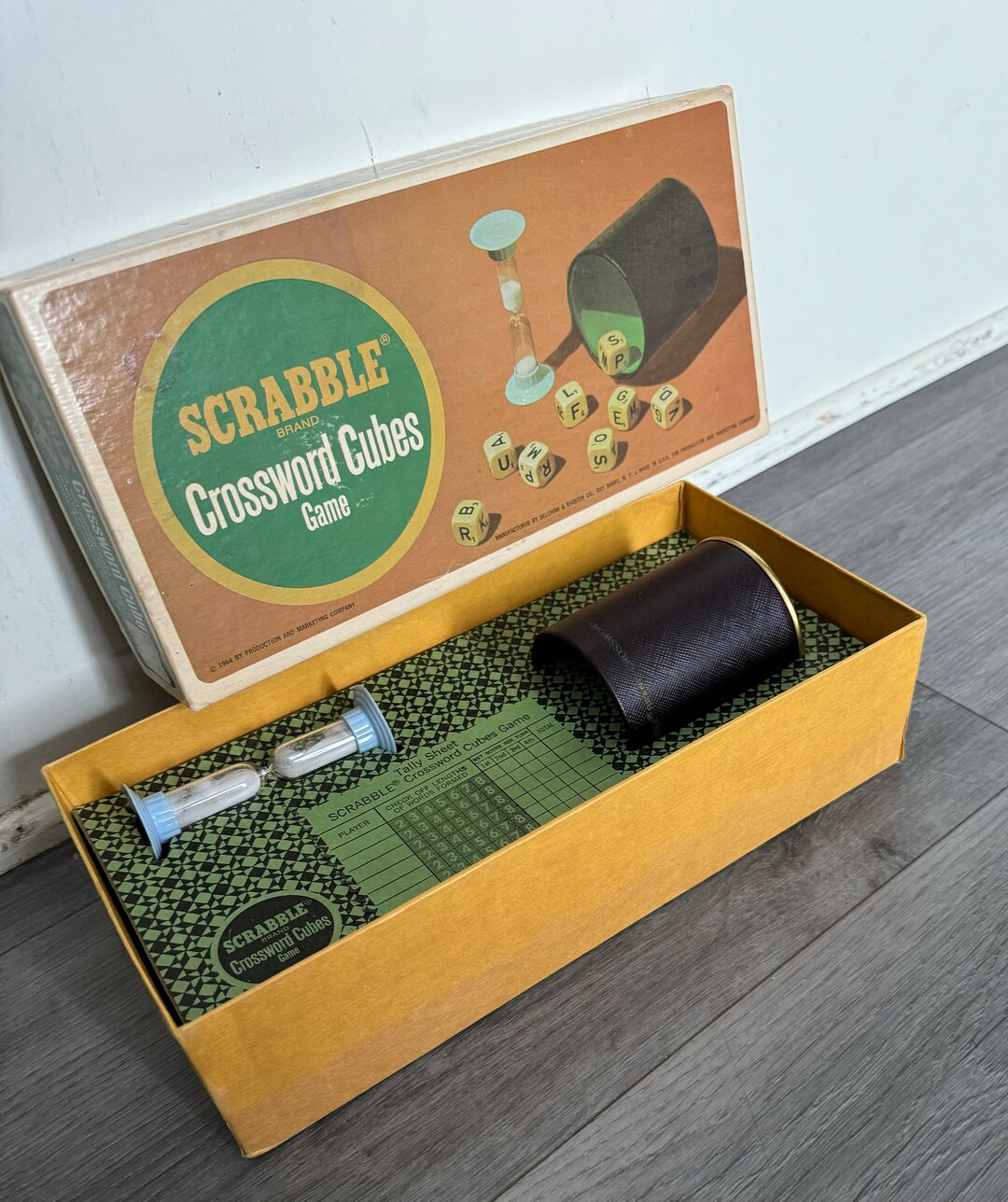 Vintage/ 1964/ Scrabble Brand/ Crossword Cubes/ Game/ Word Game ...