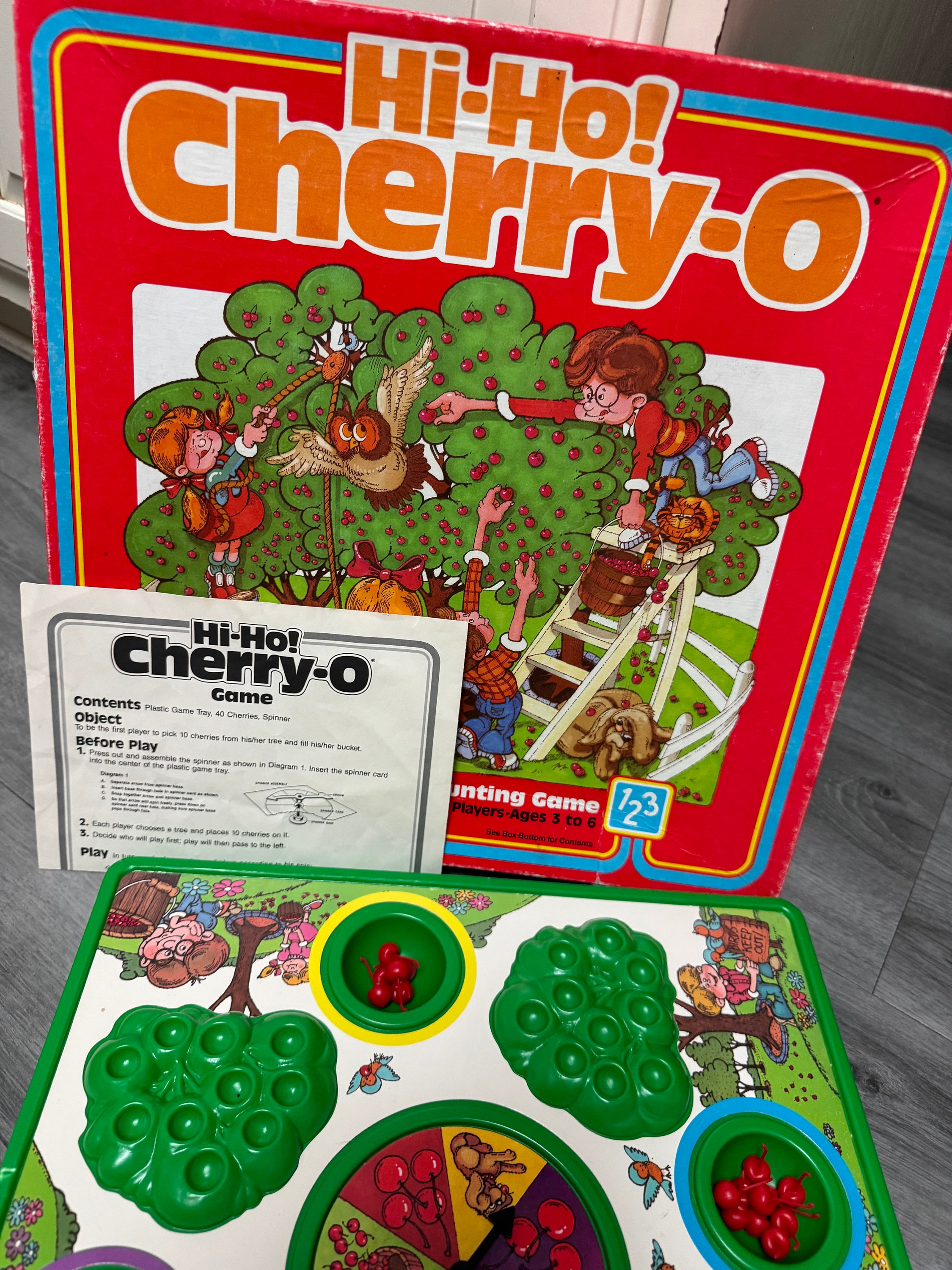 Vintage/ 1985/ Hi!-ho! Cherry-o/ Childs First Counting Game/ Golden ...