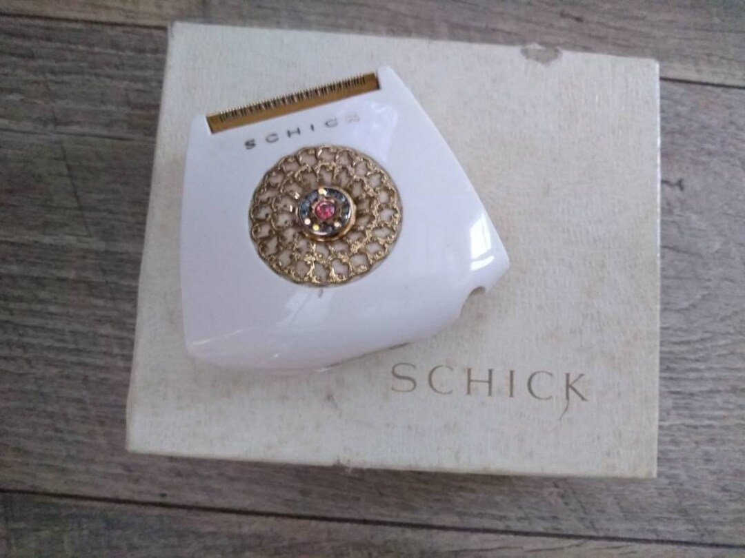 Vintage/ 1960's/ Lady Schick/ Crown Jewel/ Electric Shaver Razor ...