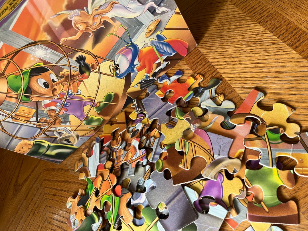 Vintage/ 1991/ Pinocchio/ Kids/ Storybook Puzzle/ 60 Pieces/ Milton ...
