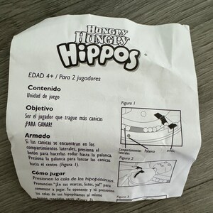2005/ Hungry Hungry Hippos/ Travel Game/ Fun on the Run/ Milton Bradley ...