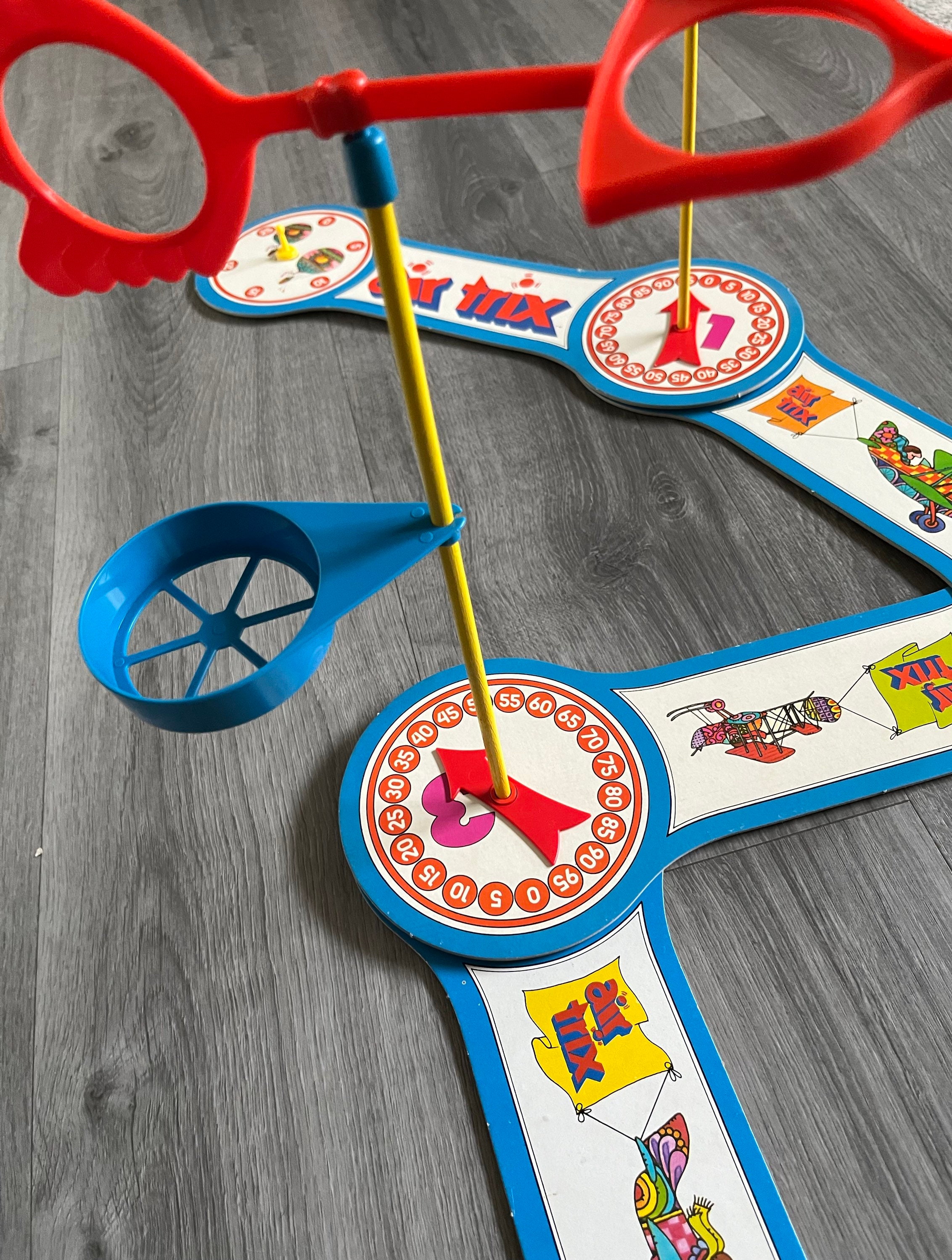 Rare/ Vintage/ 1985/ Air Trix/ the Airstream Game/ Milton Bradley/ 4650 ...