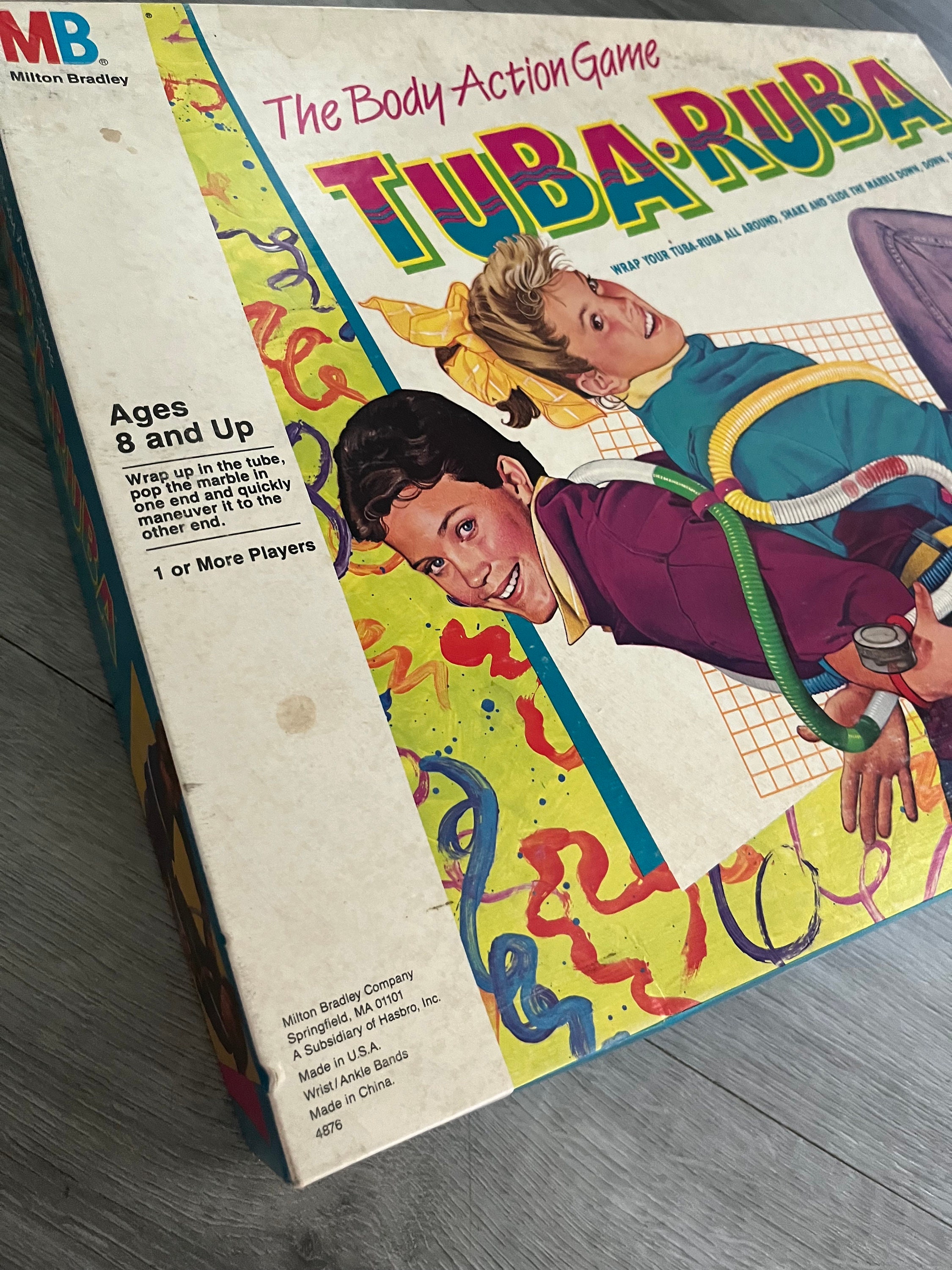 Vintage/ 1987/ Tuba Ruba/ the Body Action Game/ Milton Bradley/ Good ...