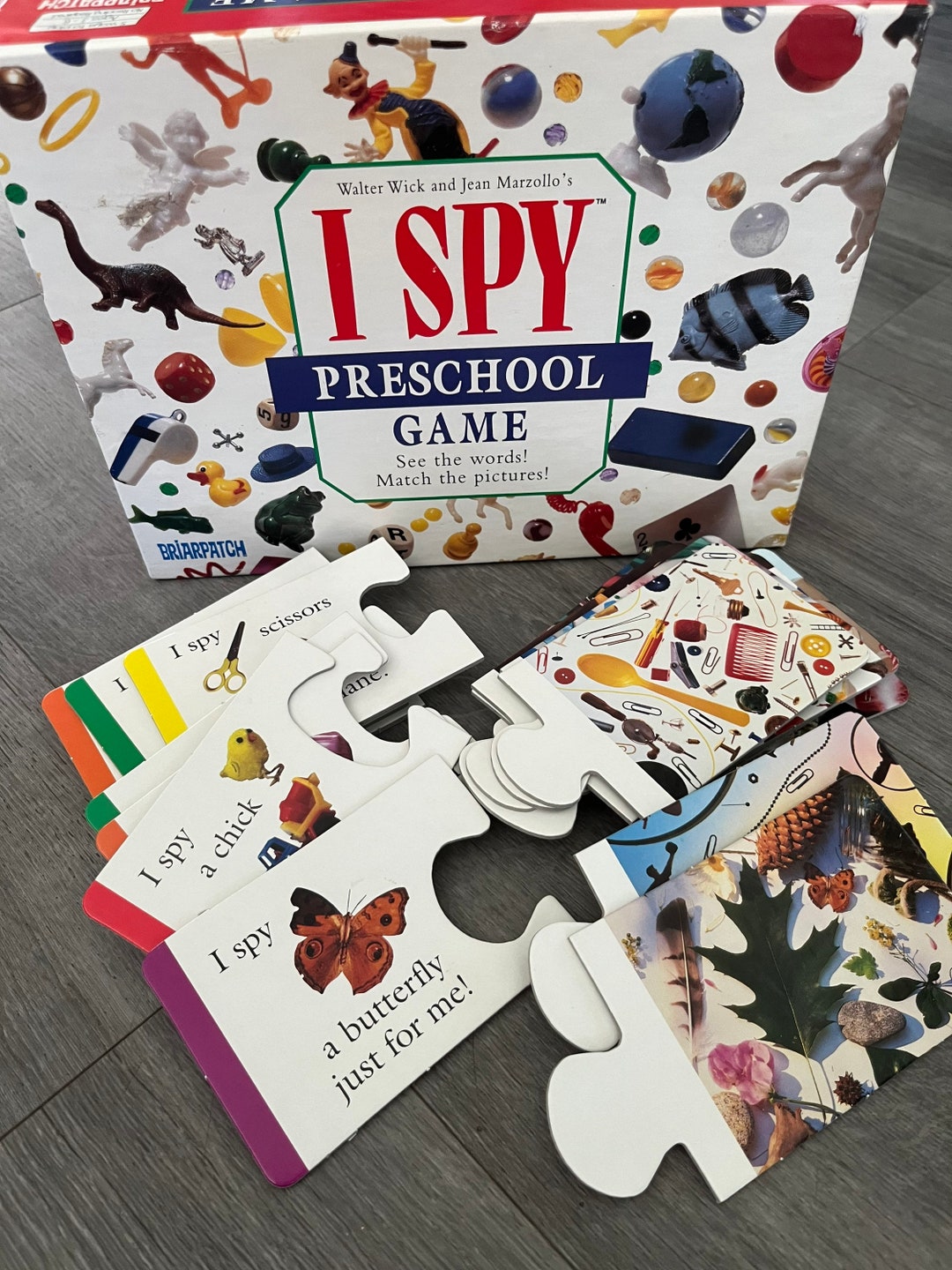 Vintage/ 1997/ I Spy Preschool Game/ Self Correcting Matching Game ...