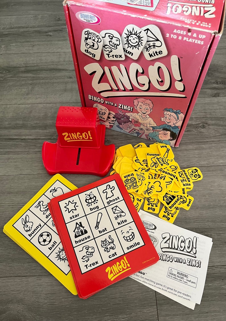 Vintage/ 2002/ Zingo/ Bingo With A Zing/ Binary Arts/ Good Condition - Etsy
