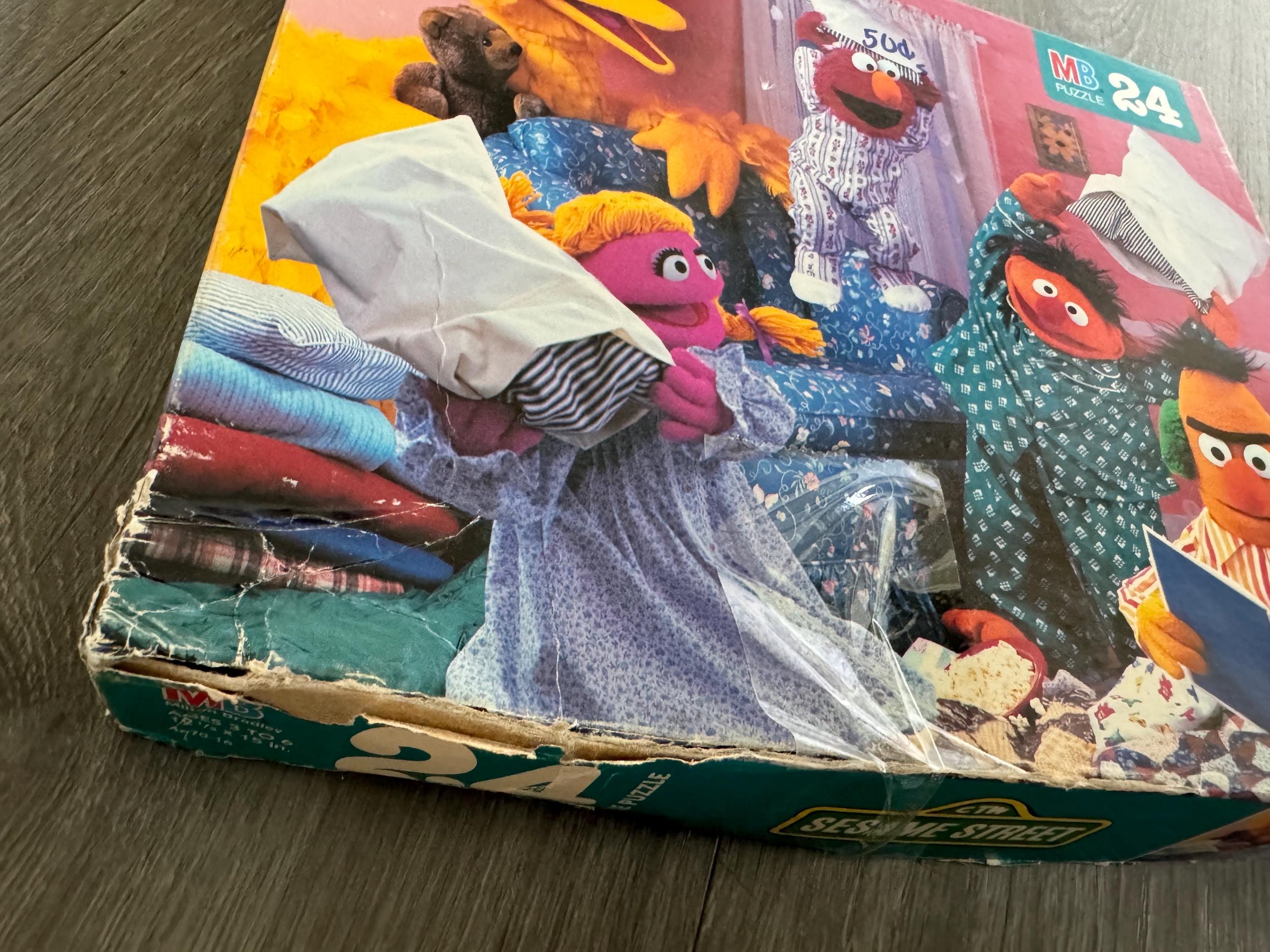 Vintage/ 1995/ Sesame Street/ 24 Piece/ Jigsaw/ Puzzle/ Milton Bradley ...