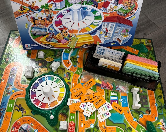 Vintage/ 2002/ the Game of Llfe/ Milton Bradley/ Good Condition - Etsy