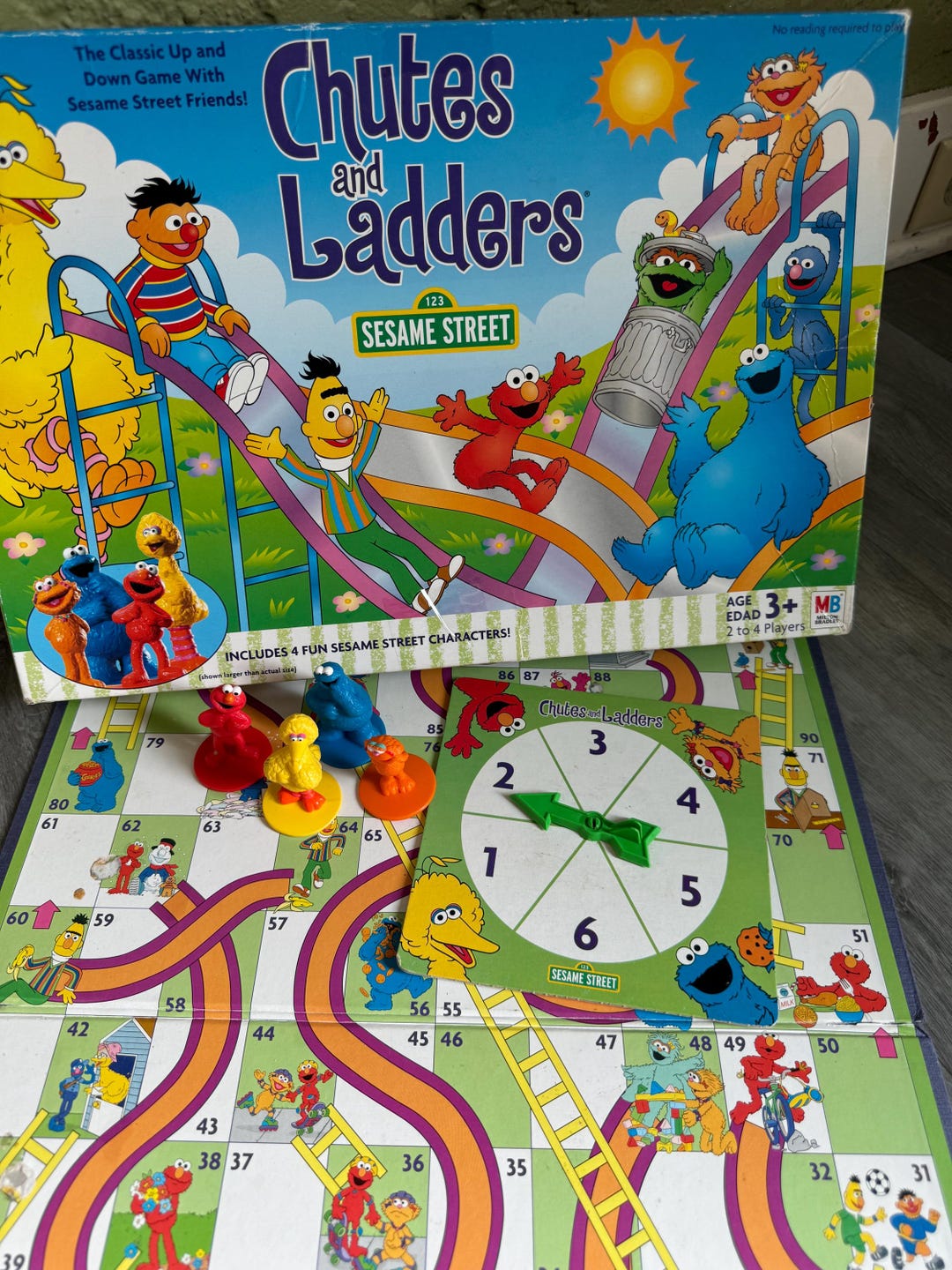 Vintage/ 2004/ Sesame Street/ Chutes and Ladders/ Milton Bradley ...