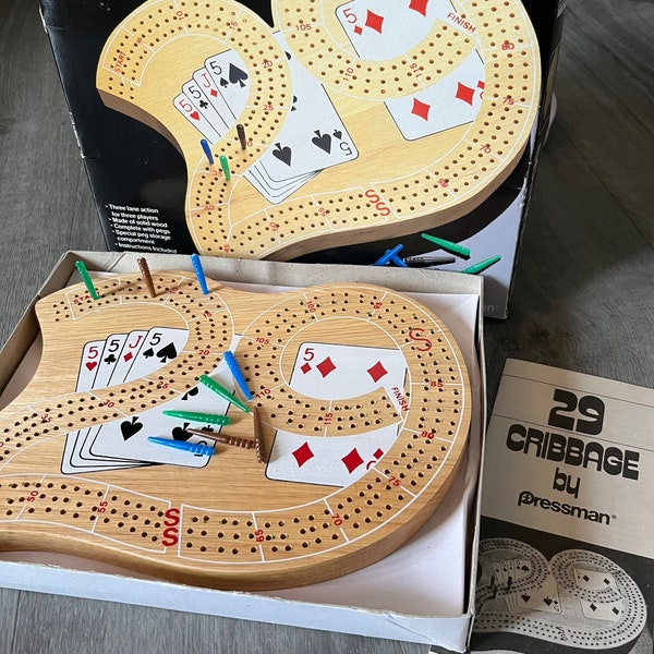 29 Cribbage Board - Etsy