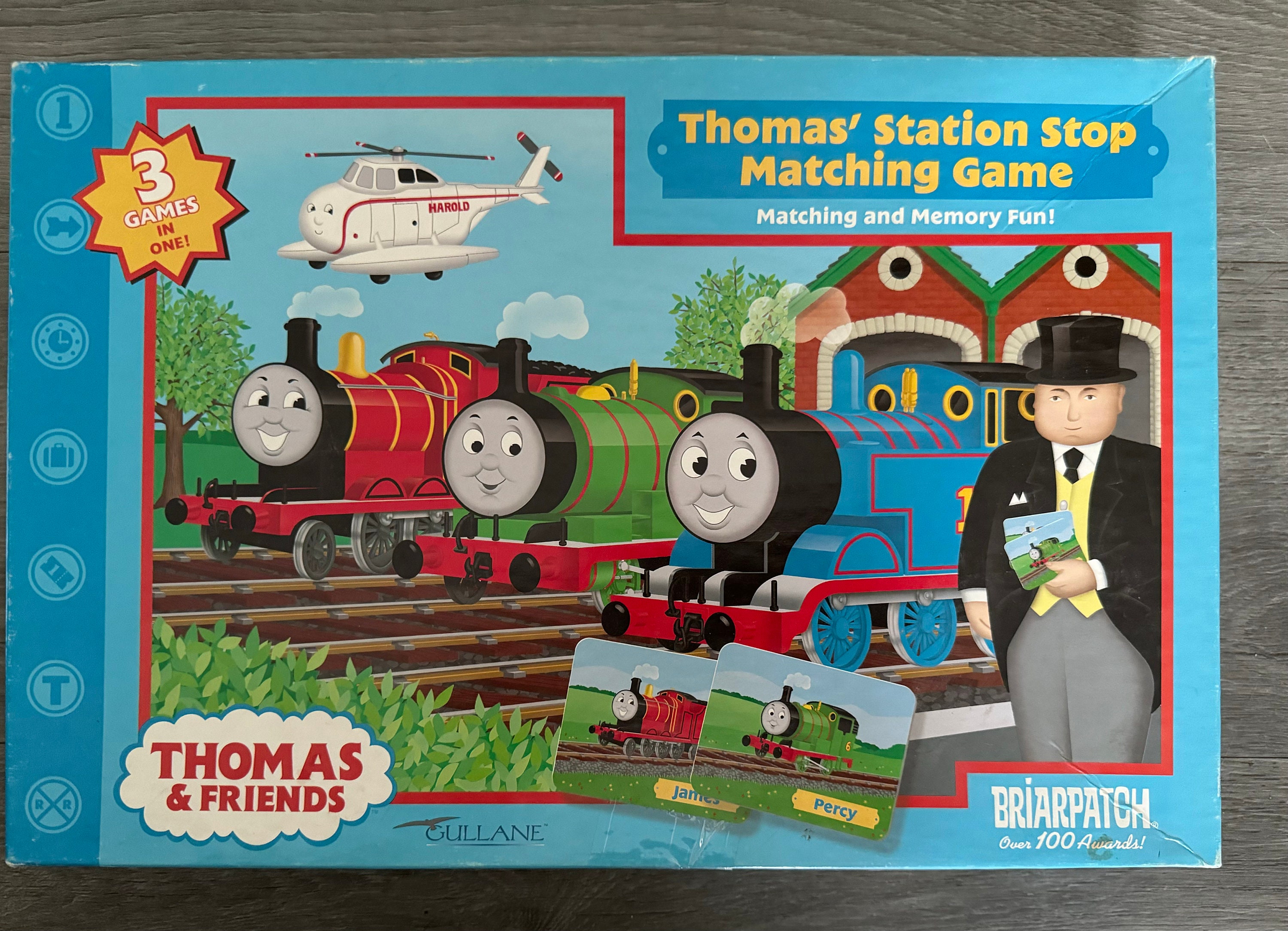 Vintage/ 2002/ Thomas & Friends/ Matching Game/ Thomas Station Stop/ 3 ...