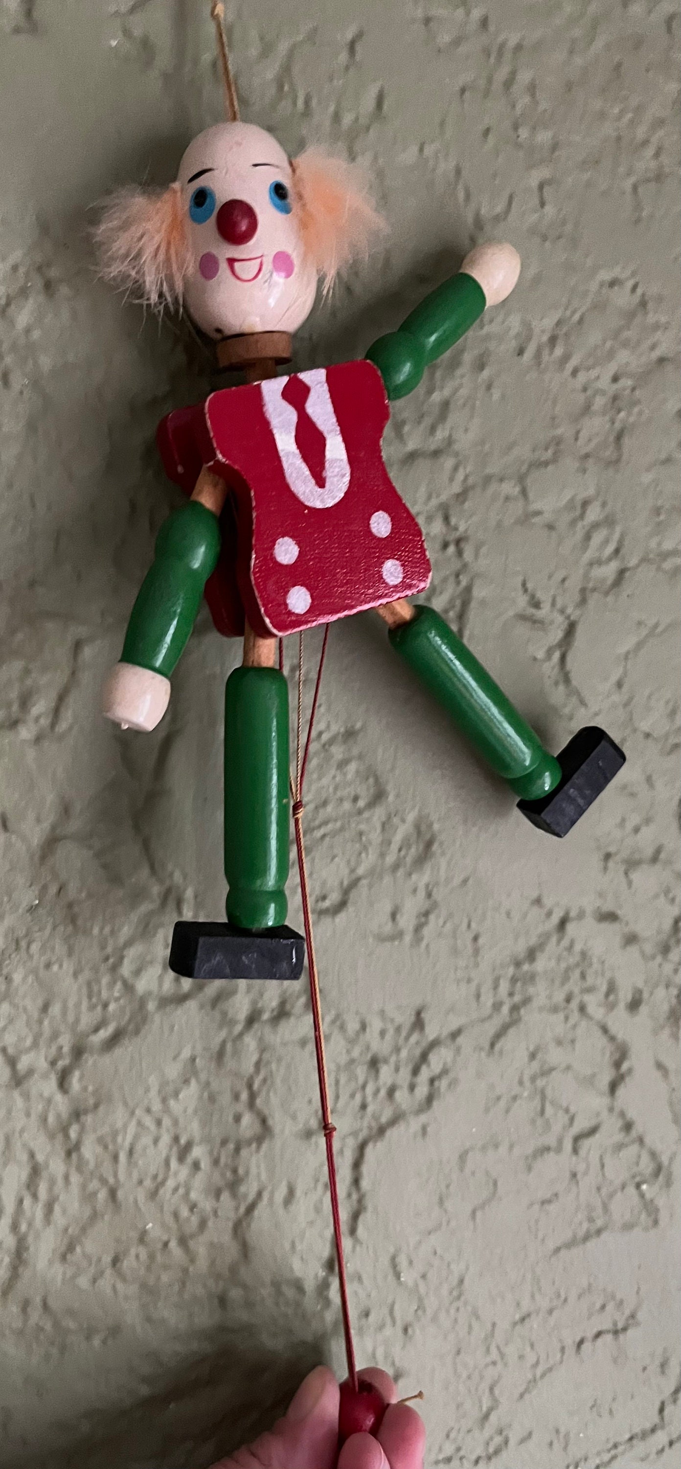 Vintage/ Jumping Jack/ Wooden/ Pull String/ Toy/ Good - Etsy