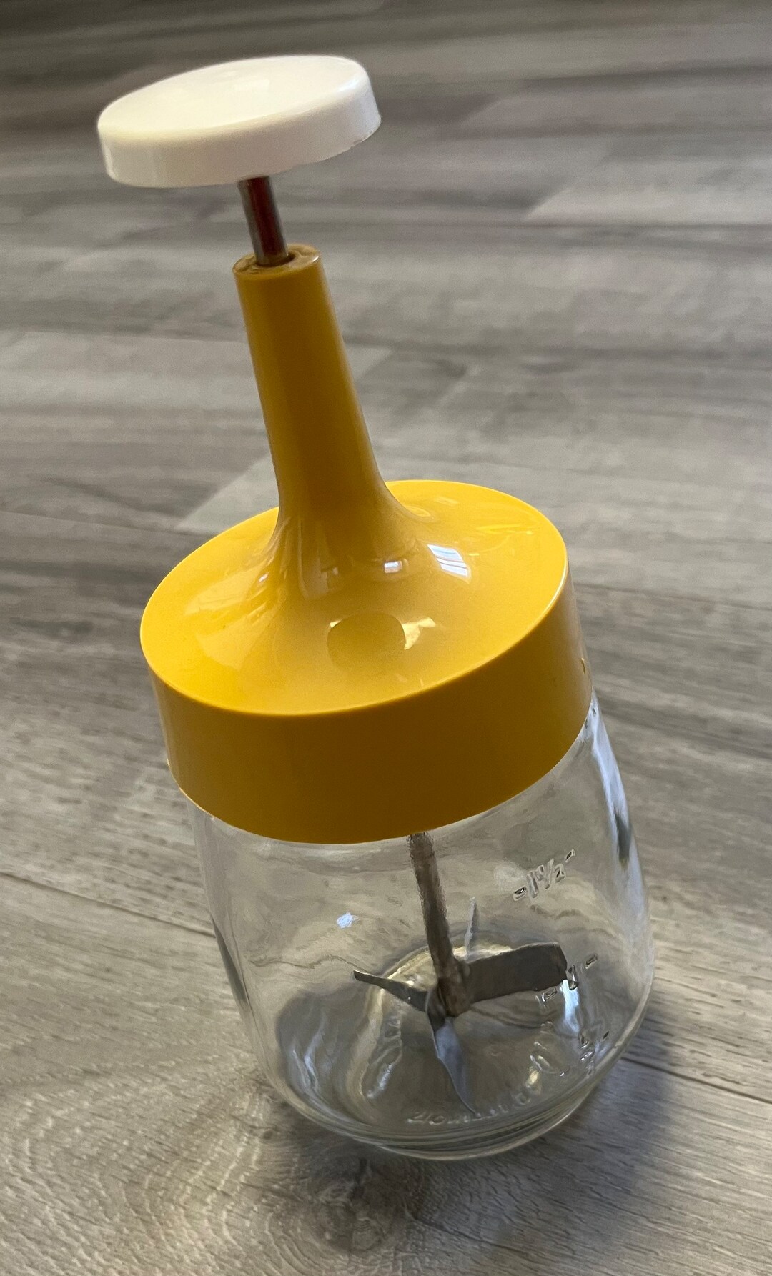 Vintage/ Glass/ Nut and Food/ Chopper/ Harvest Yellow/ Federal ...