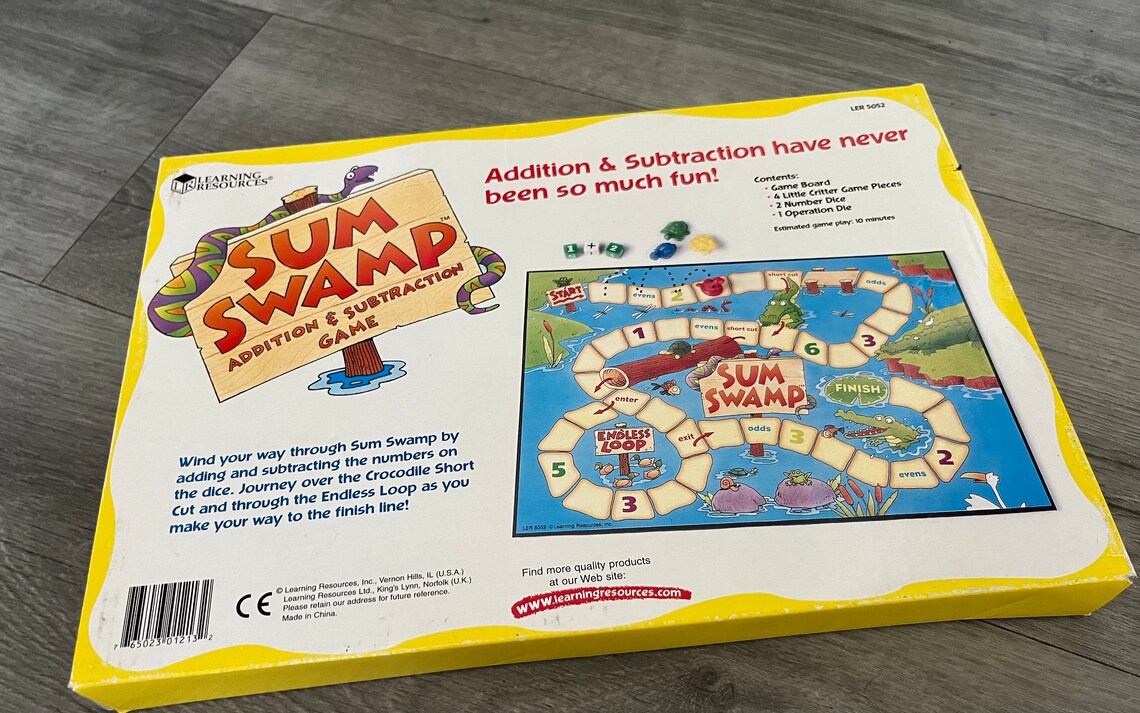 Sum Swamp/ Addition & Subtraction/ Game/ Learning Resources/ Skill ...