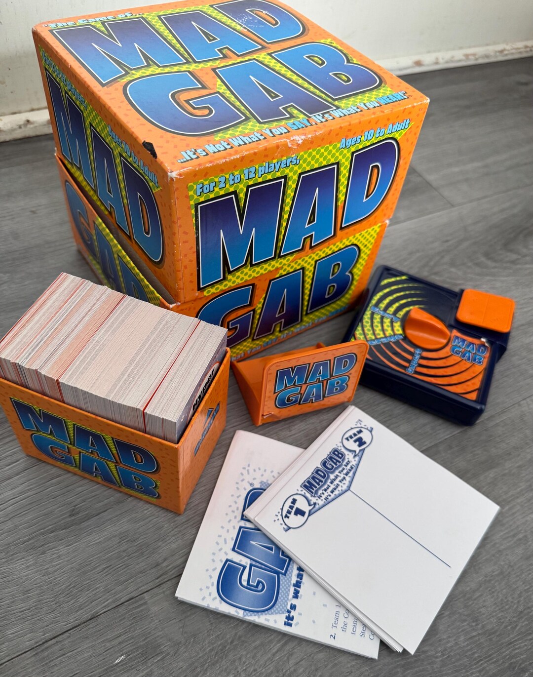 Vintage/ 1995/ Mad Gab/ Game/ What You Hear/ Complete/ Good Used ...