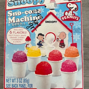 New/ 2013/ the Original/ Snoopy/ Sno-cone/ Machine/ Refill Pack/ Cra-z-art/ - Etsy