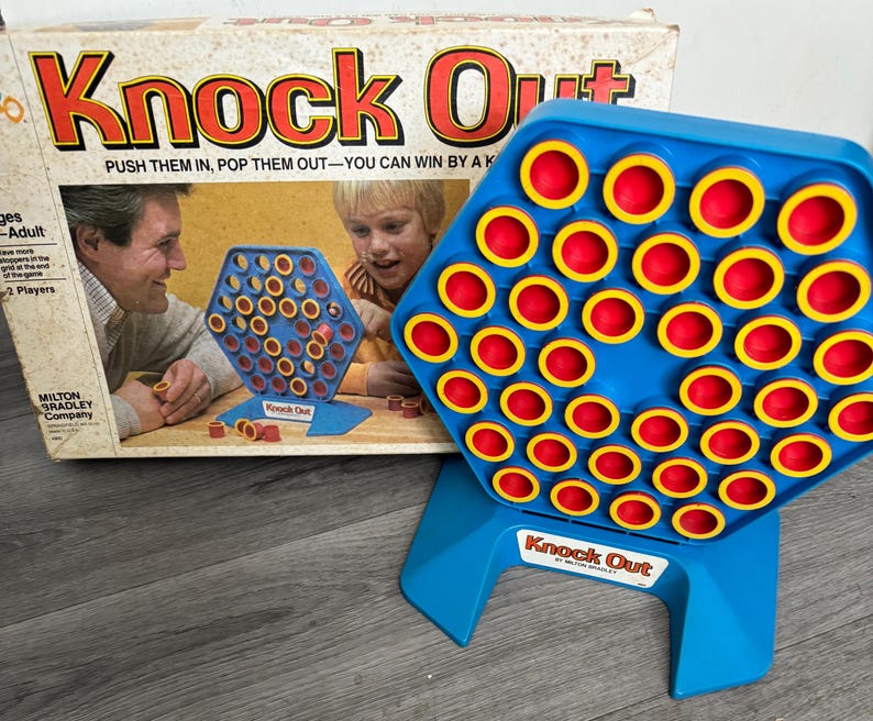 Vintage/ 1978/ Knock Out Game/ Milton Bradley/ Fair Condition - Etsy