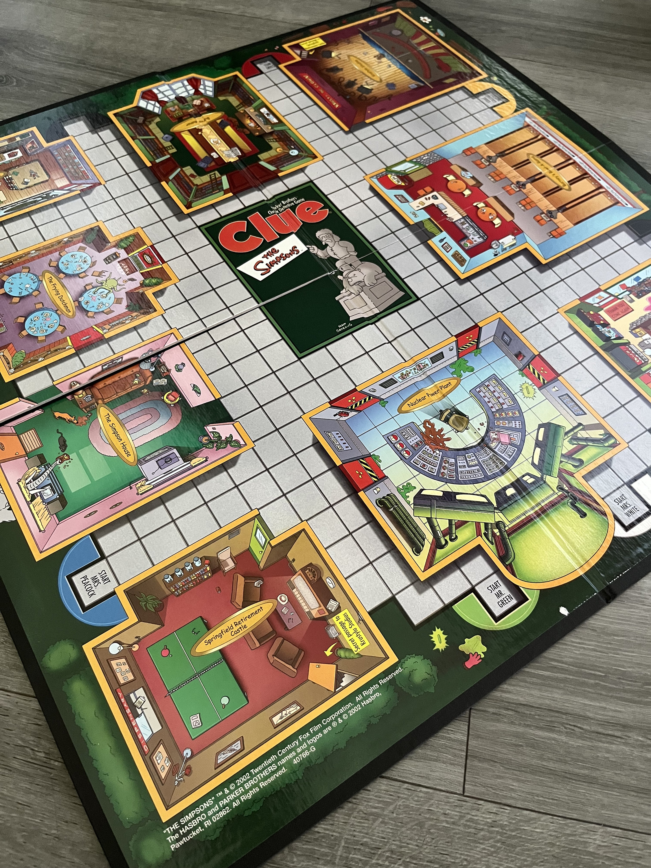 Vintage/ 2002/ the Simpsons/ Clue/ Board Game/ Classic - Etsy