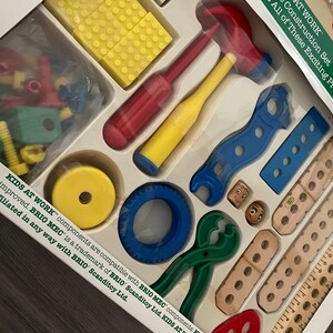 Vintage/ NEW OLD STOCK/ Rare/ Kids at Work/ 1993/ Hardwood Construction ...