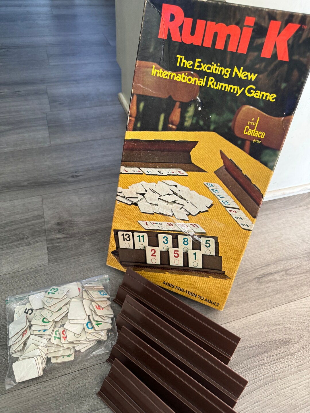 Vintage/ 1977/ Rumi K/ Rummy/ Game/ Cadaco Game/ Complete/ Good ...