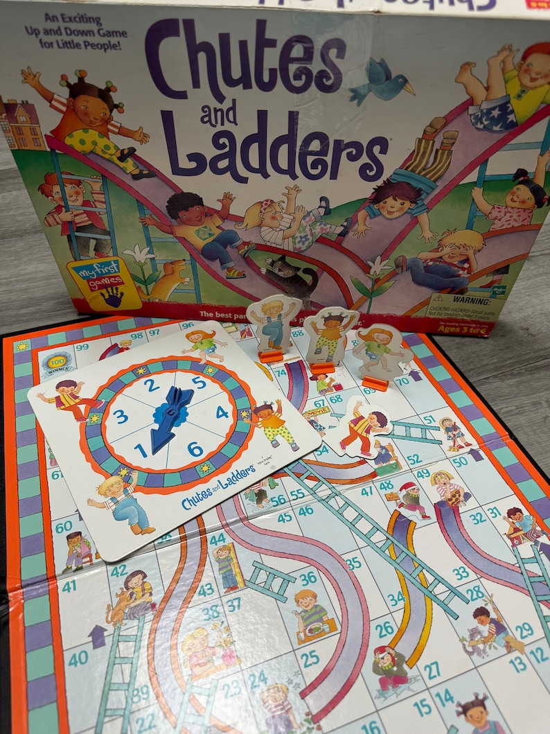 Vintage/ 1999/ Chutes and Ladders/ up and Down Game/ Classic Kids Game ...