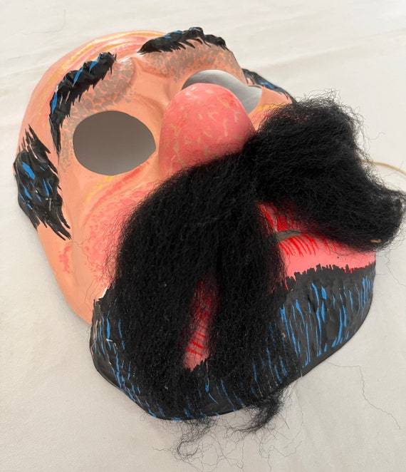 Vintage/ Halloween/ Partial Mask/ Male/ Bald/ Big Nos… - Gem