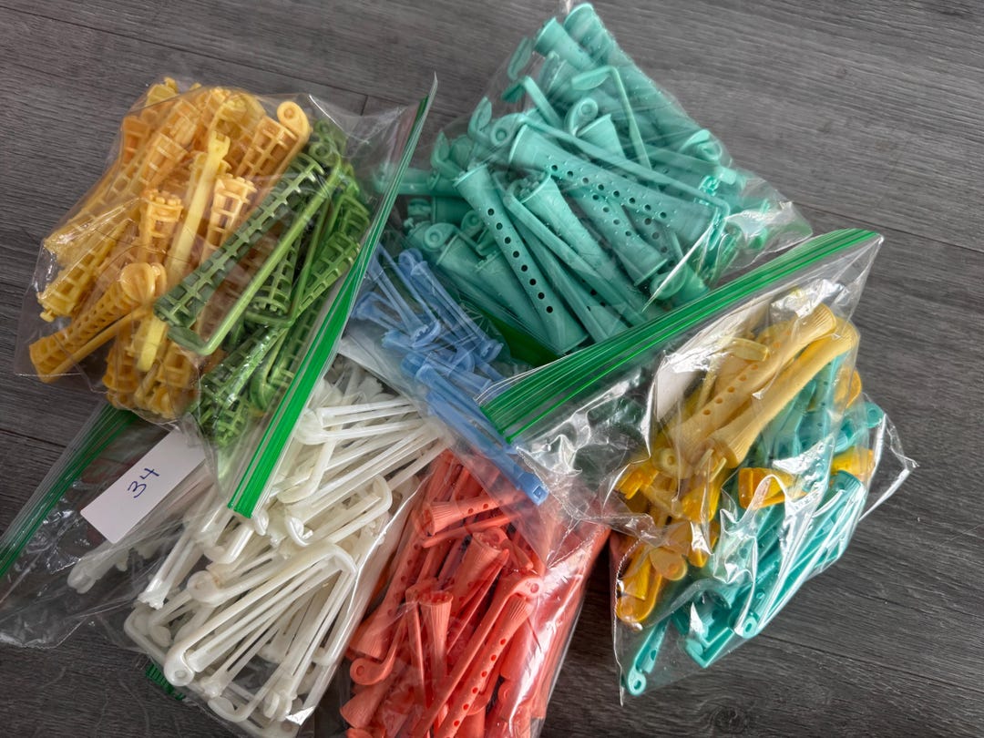 Vintage/ 139/ Assorted/ Perm Rods/ Good Condition - Etsy