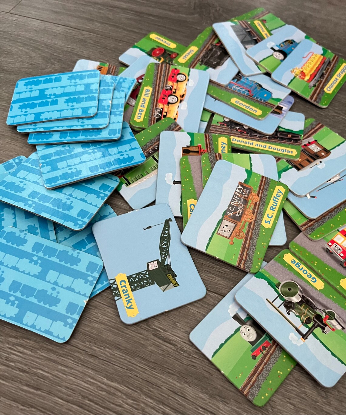 Vintage/ 2002/ Thomas & Friends/ Matching Game/ Thomas Station Stop/ 3 ...