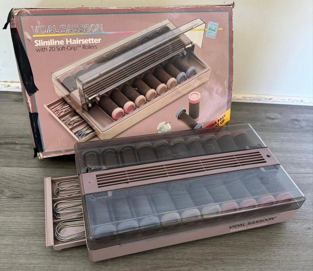 Vintage/ Vidal Sassoon/ Slimline/ Hairsetter/ Heated/ Rollers/ Curlers ...
