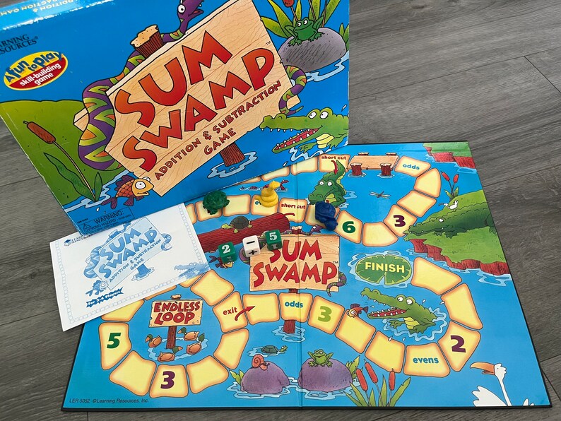 Sum Swamp/ Addition & Subtraction/ Game/ Learning Resources/ Skill ...