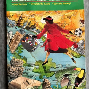 Vintage/ 1991/ Carmen Sandiego/ the Calendar Caper/ A Golden - Etsy