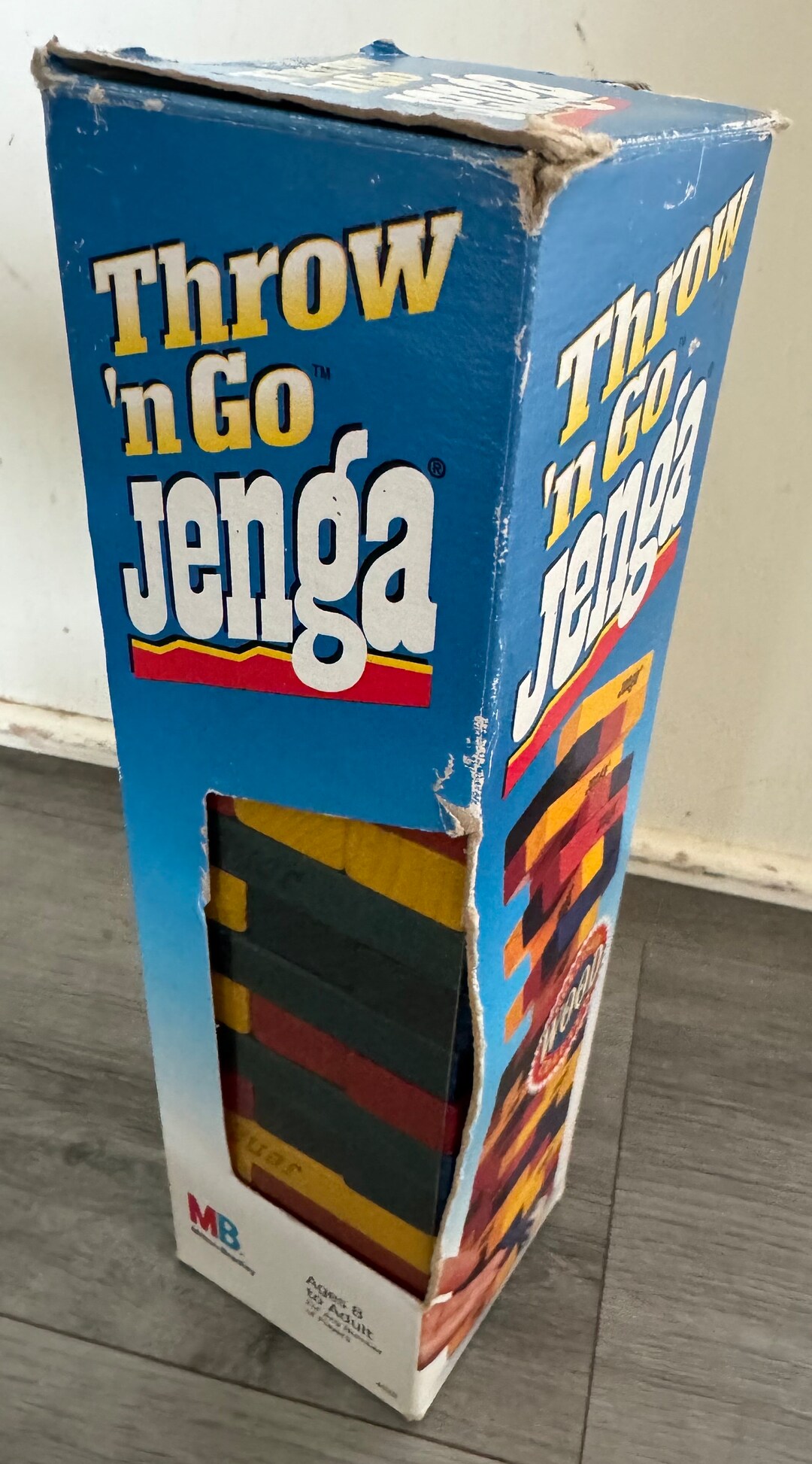 Vintage/ 1995/ Throw N Go/ Jenga/ Wood Block/ Stacking/ Game/ Good Condition - Etsy