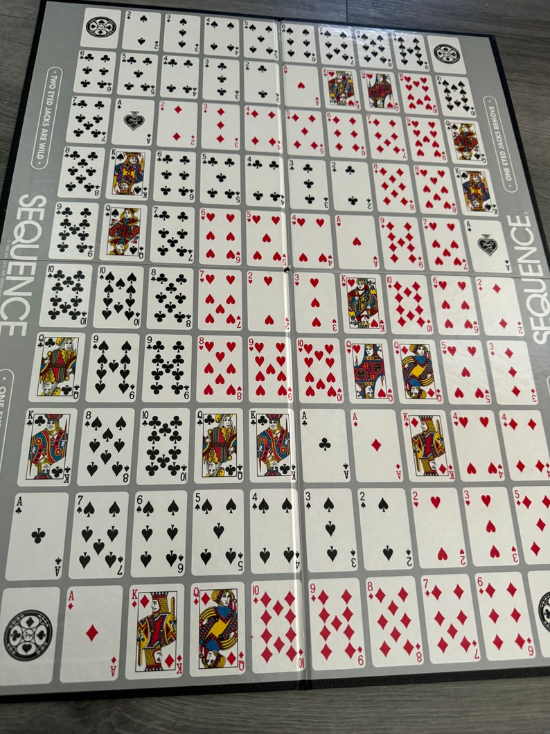 Vintage/ 1995/ Sequence/ Board Game/ Strategy/ Complete/ Good Condition - Etsy