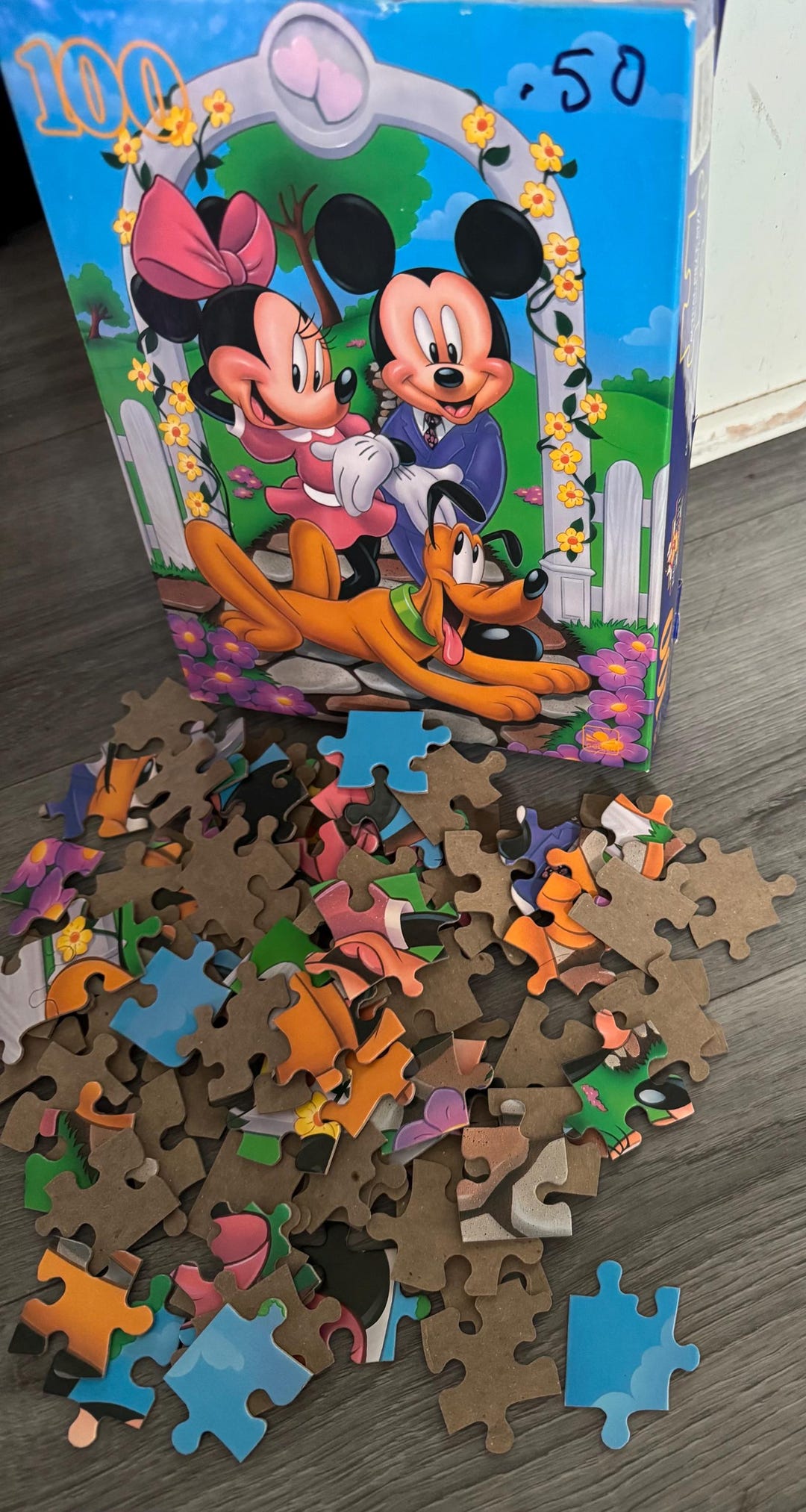 Vintage/ Mickeys Stuff/ for Kids/ Mickey Puzzle/ Minnie Puzzle/ Pluto ...