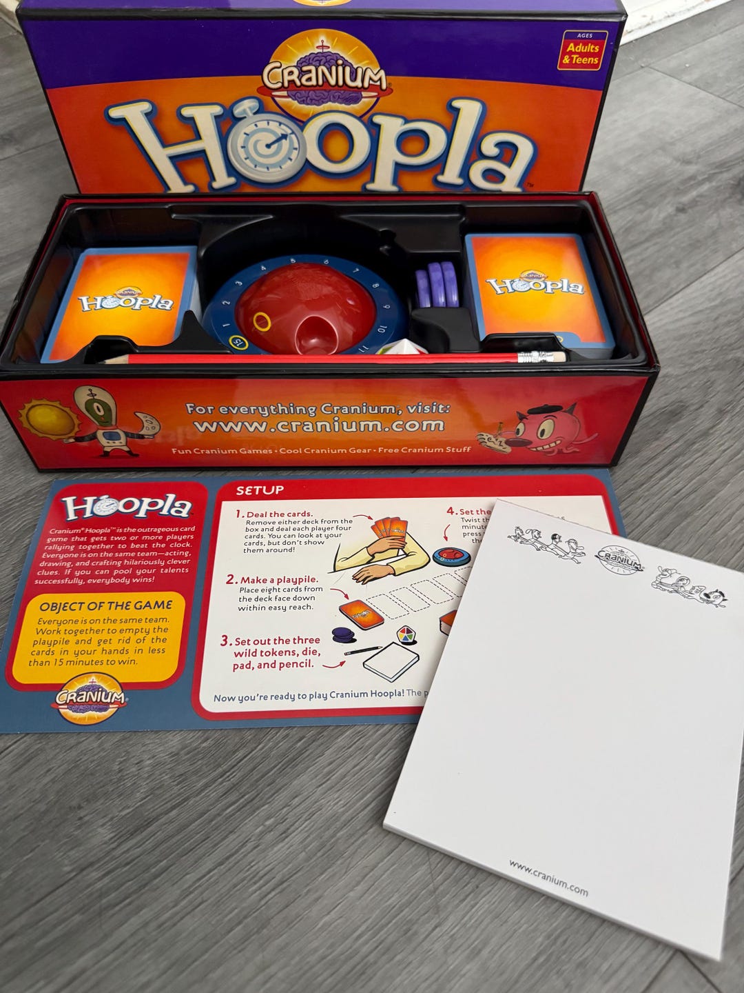 Vintage/ 2004/ Cranium/ Hoopla/ Adults and Teens/ Outrageous Fun for ...