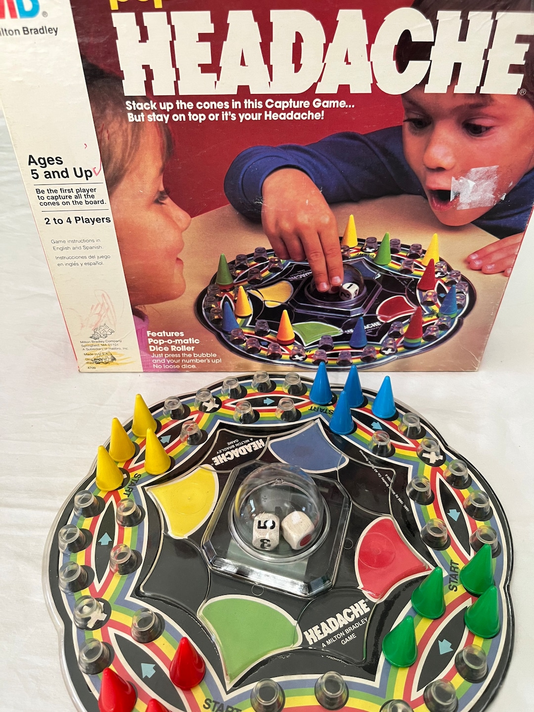 Vintage/ 1986/ Pop O Matic/ Headache/ Game/ Milton Bradley/ Complete/ Good Condition - Etsy