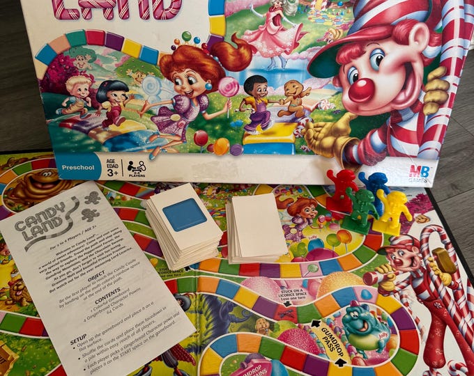 2004/ 2005/ Candy Land/ Sweet Adventures/ Board Game/ Hasbro Games ...