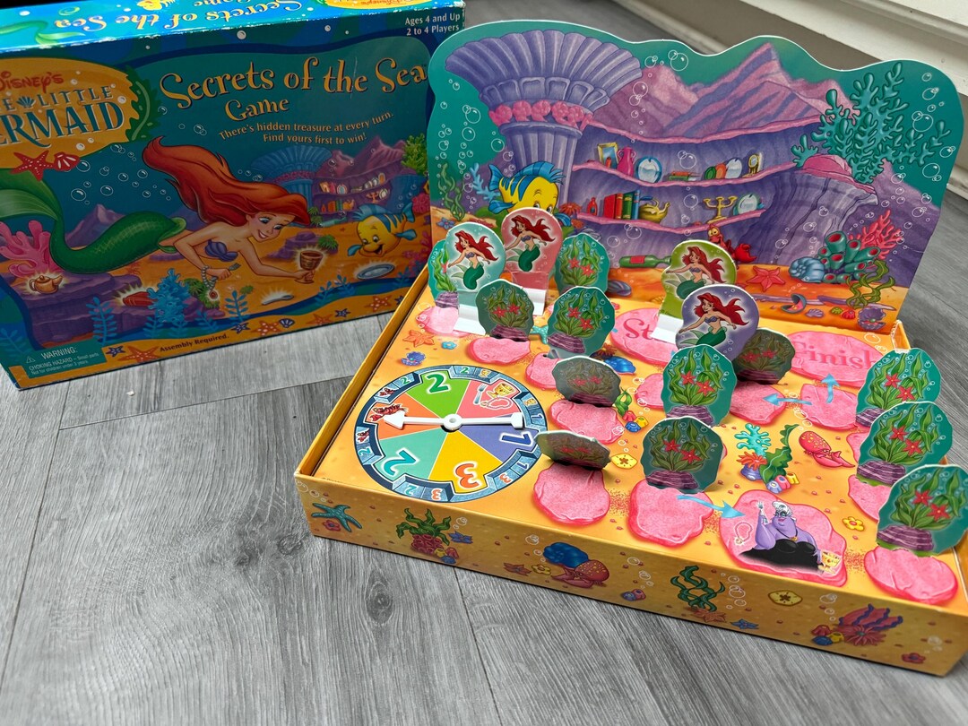 Vintage/ 1997/ Disneys/ the Little Mermaid/ Secrets of the Sea/ Hidden ...
