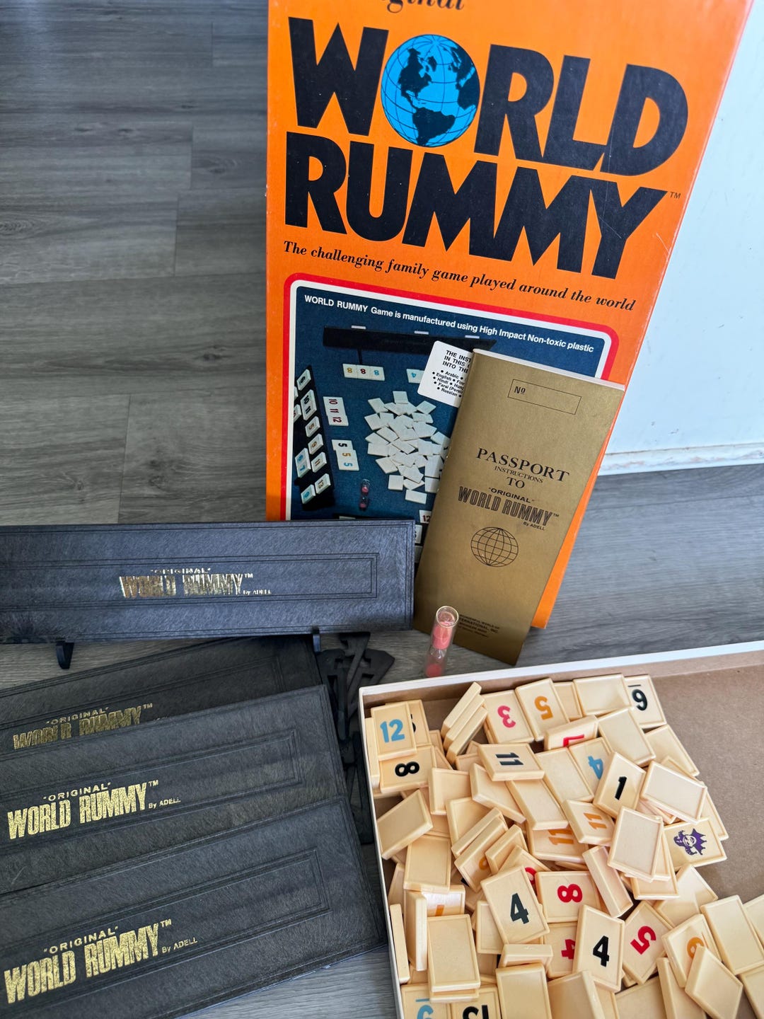 Rare!/ Vintage/ 1977/ World Rummy/ Family Game/ Played Around the World ...