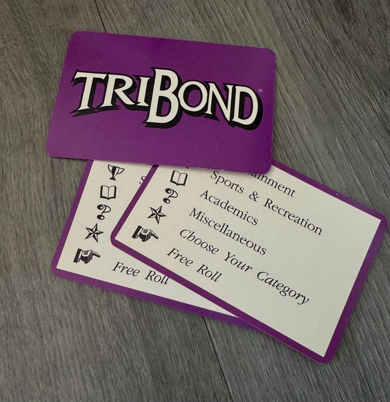 Vintage/ 1995/ Tribond/ Board Game/ Clue Set Cards/ Volume 1/ Complete ...