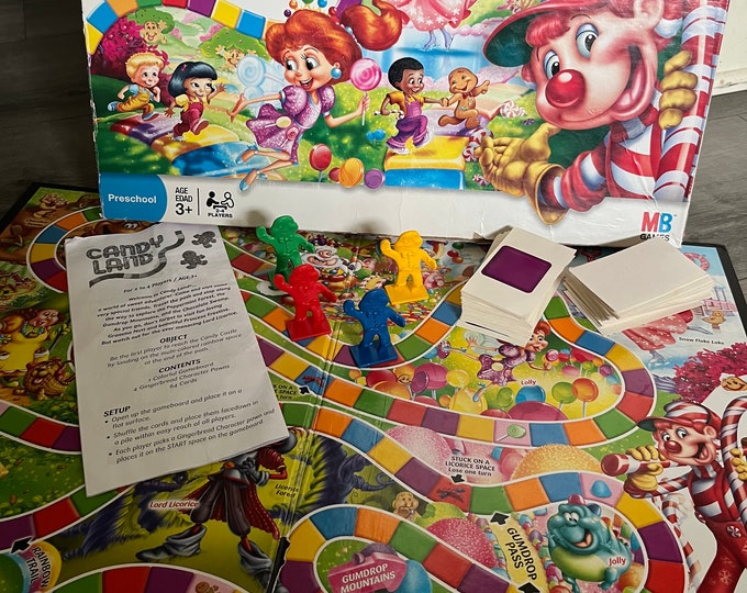 Vintage/ 2004/ 2005/ Candy Land/ Sweet Adventures/ Board Game/ Hasbro ...