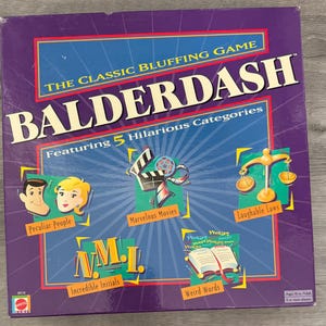 Vintage/ 2003/ Balderdash/ Hilarious/ Bluffing/ Game/ Complete/ Very ...