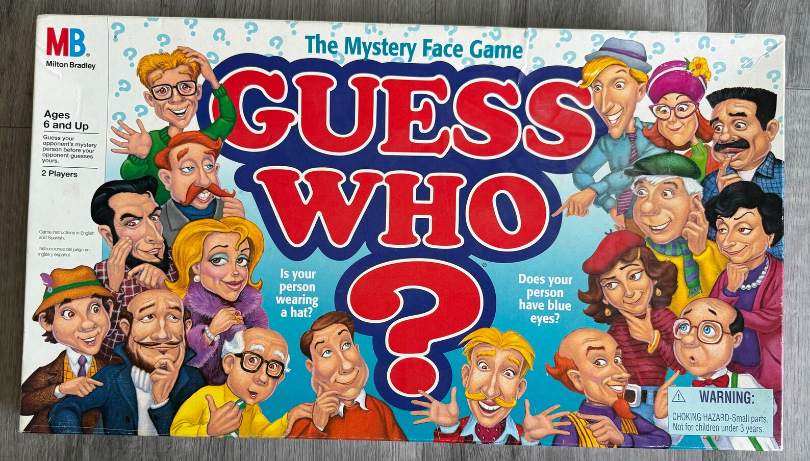 Vintage/ 1996/ Guess Who/ the Mystery Face/ Game/ Milton Bradley/ Good ...