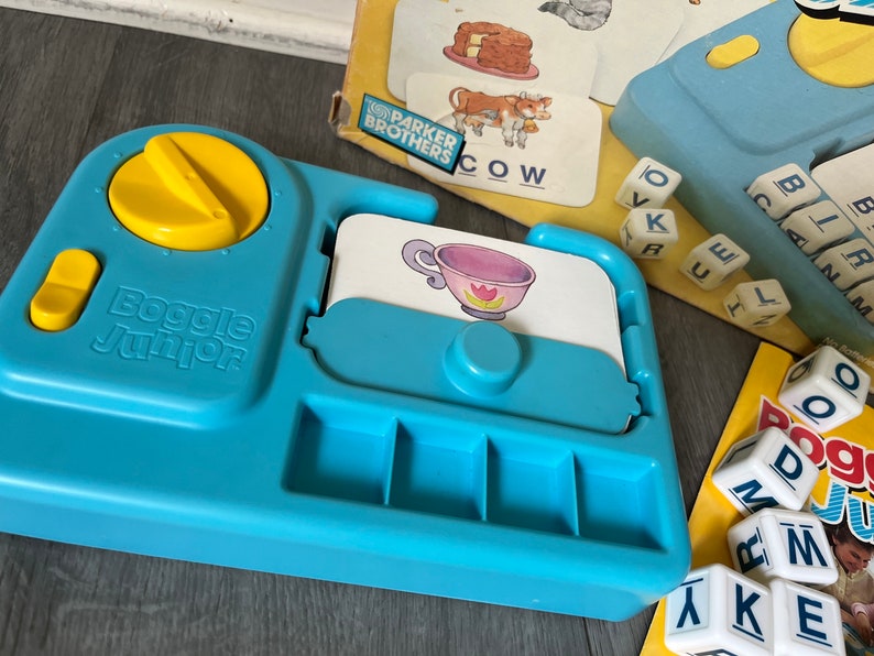 Vintage/ 1988/ Boggle/ Junior/ A Pre School Learning Game/ Parker ...