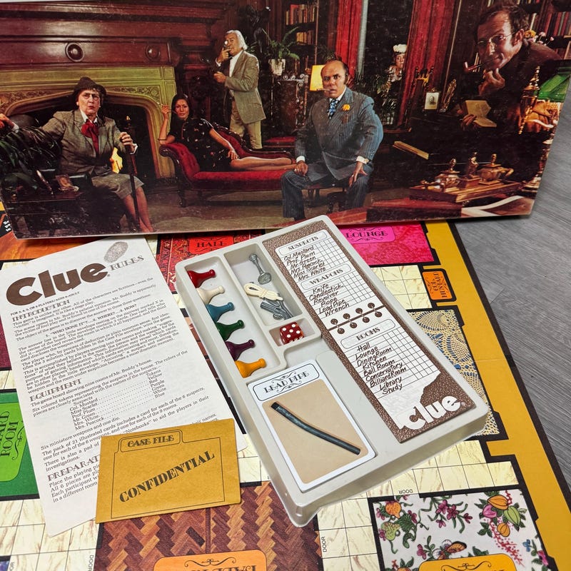 Clue Game Pieces - Etsy