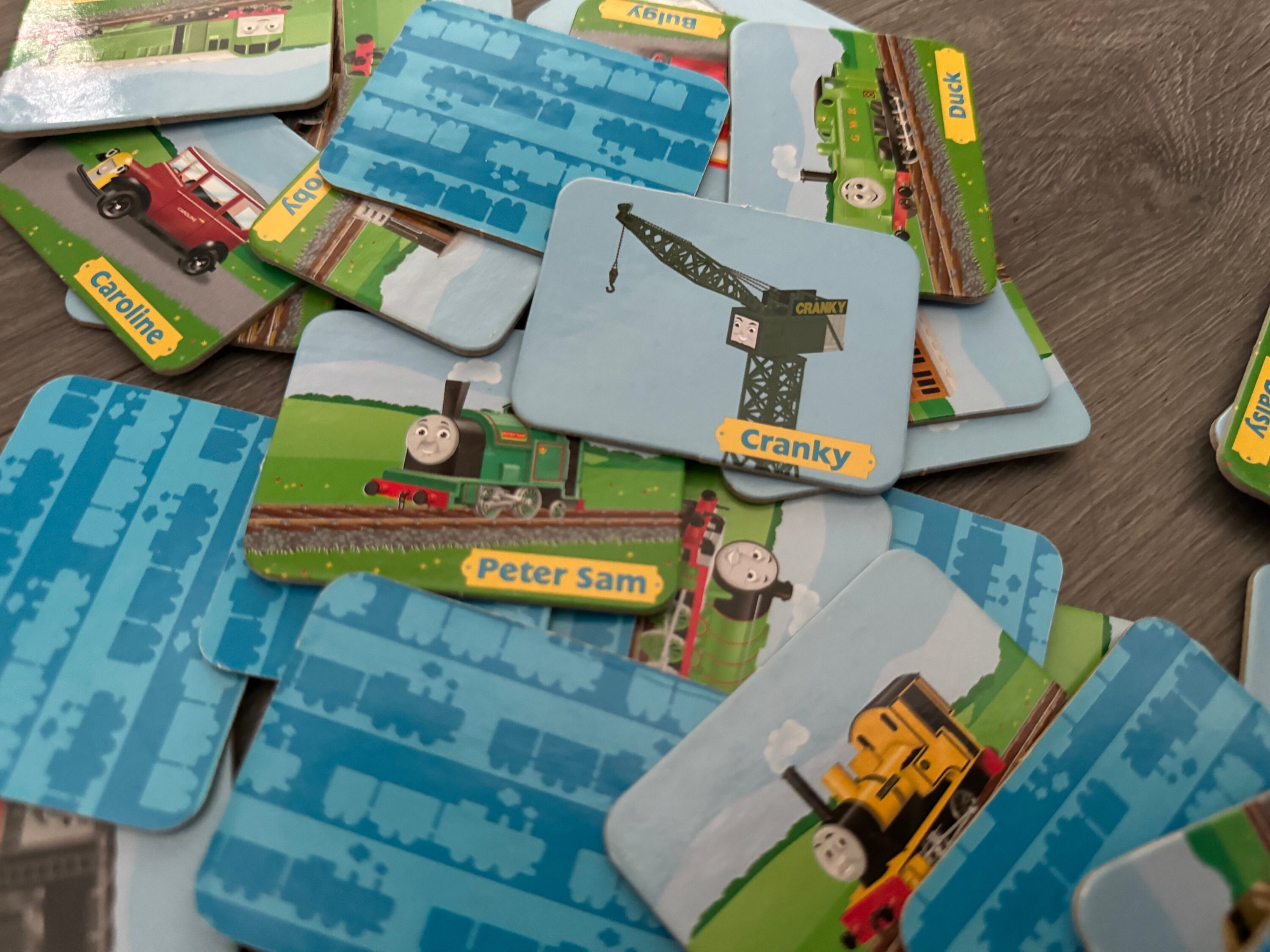 Vintage/ 2002/ Thomas & Friends/ Matching Game/ Thomas Station Stop/ 3 ...