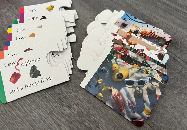 Vintage/ 1997/ I Spy Preschool Game/ Self Correcting Matching - Etsy