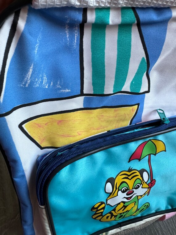 Vintage/ Kids/ Backpack/ ABC/ Tiger/ Sailboat/ Good C… - Gem