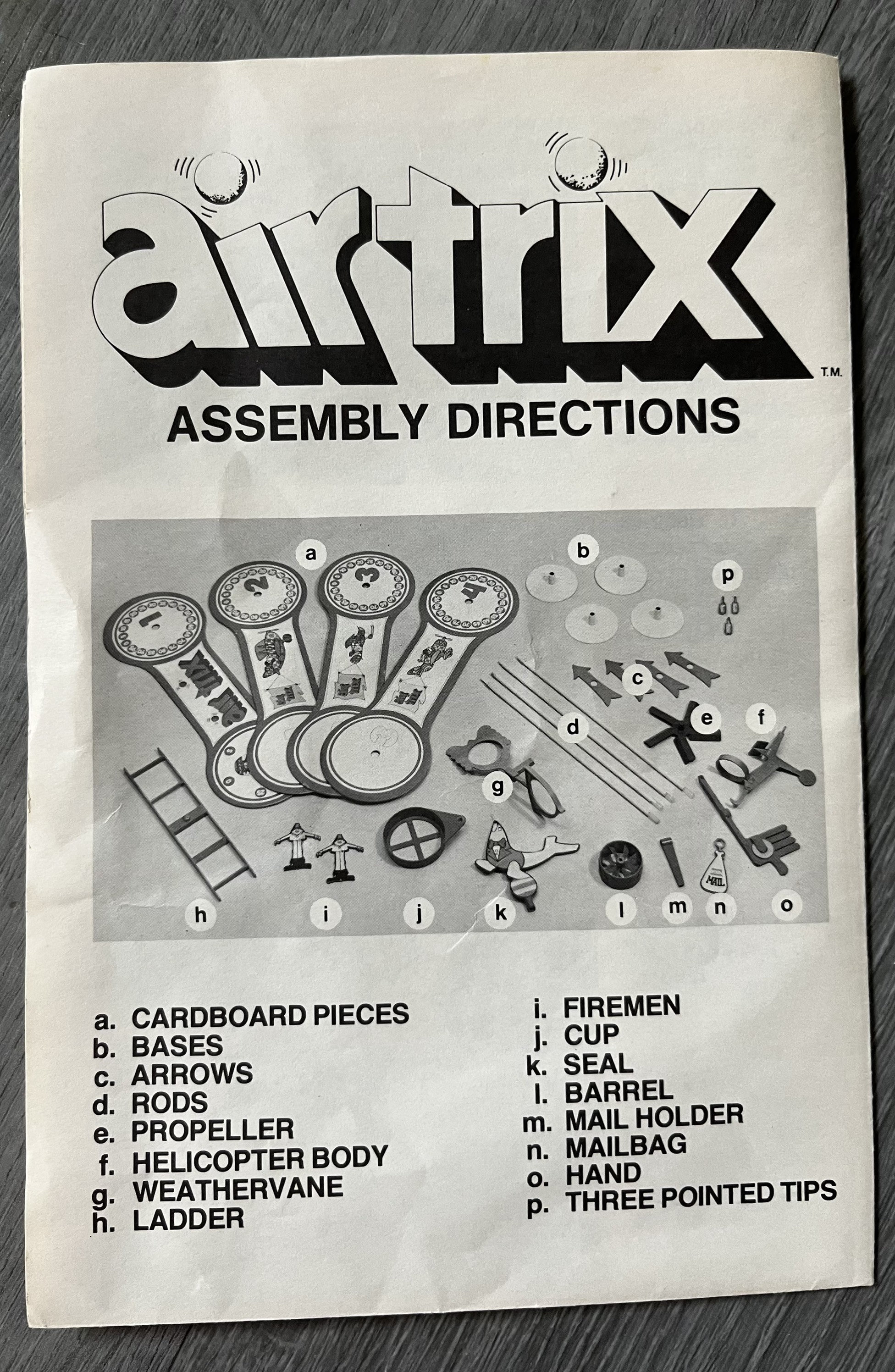Rare/ Vintage/ 1985/ Air Trix/ the Airstream Game/ Milton Bradley/ 4650 ...